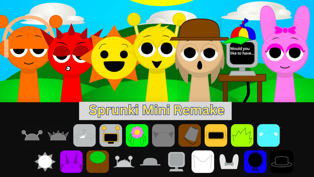 Sprunki Mini Remake : Gratis Små spil Online - Incredibox