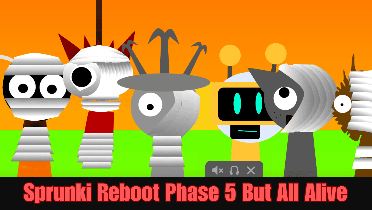 Sprunki Reboot Phase 5 But All Alive - Play On Sprunkin.com