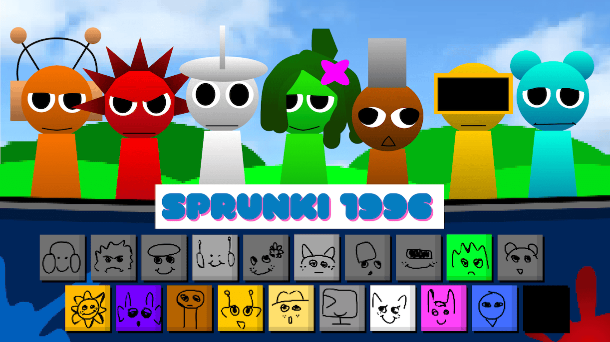 Sprunki 1996 : Gratis Små spil Online - Incredibox